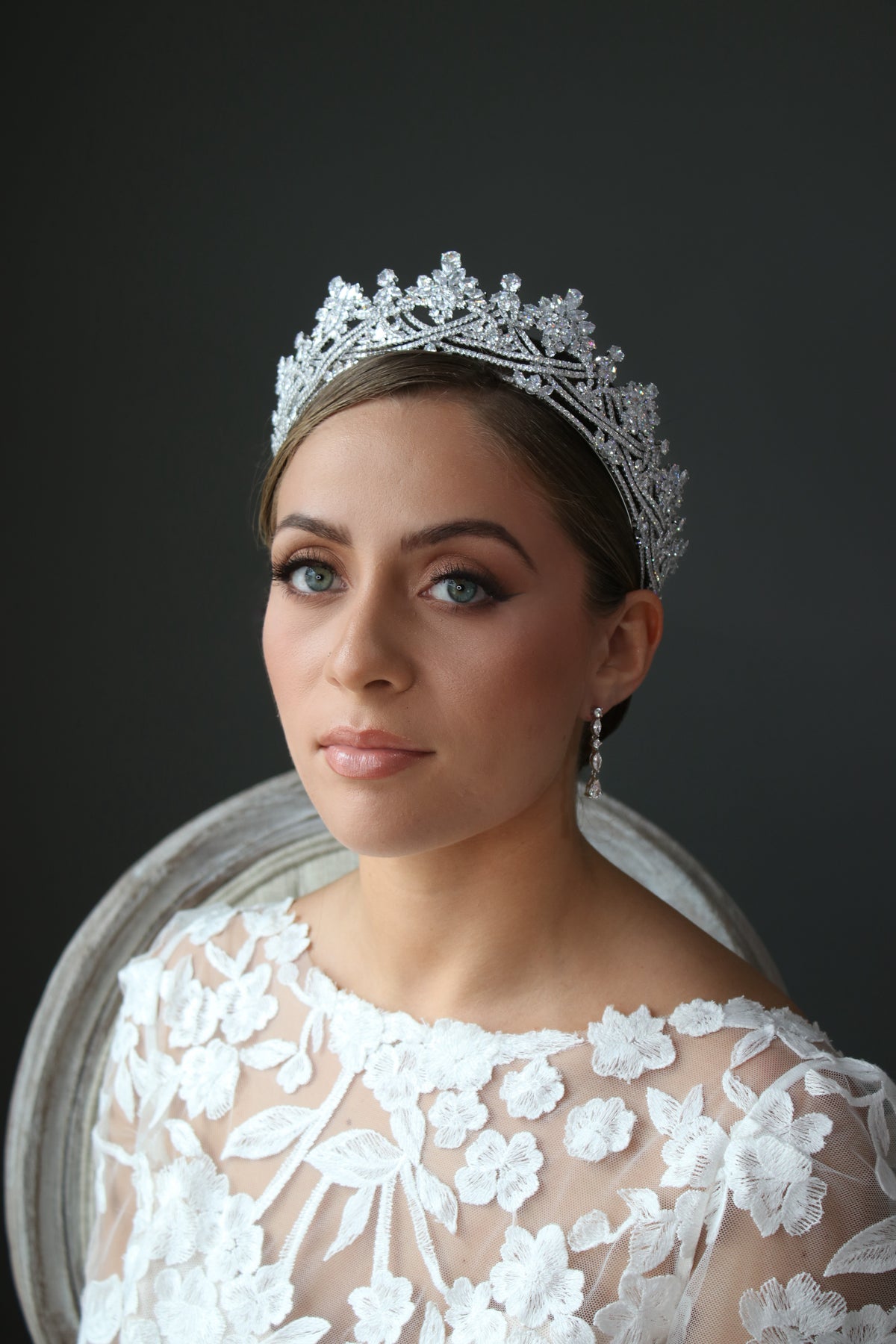 CRESSIDA Royal Bridal Crown Wedding Crown | EDEN LUXE Bridal