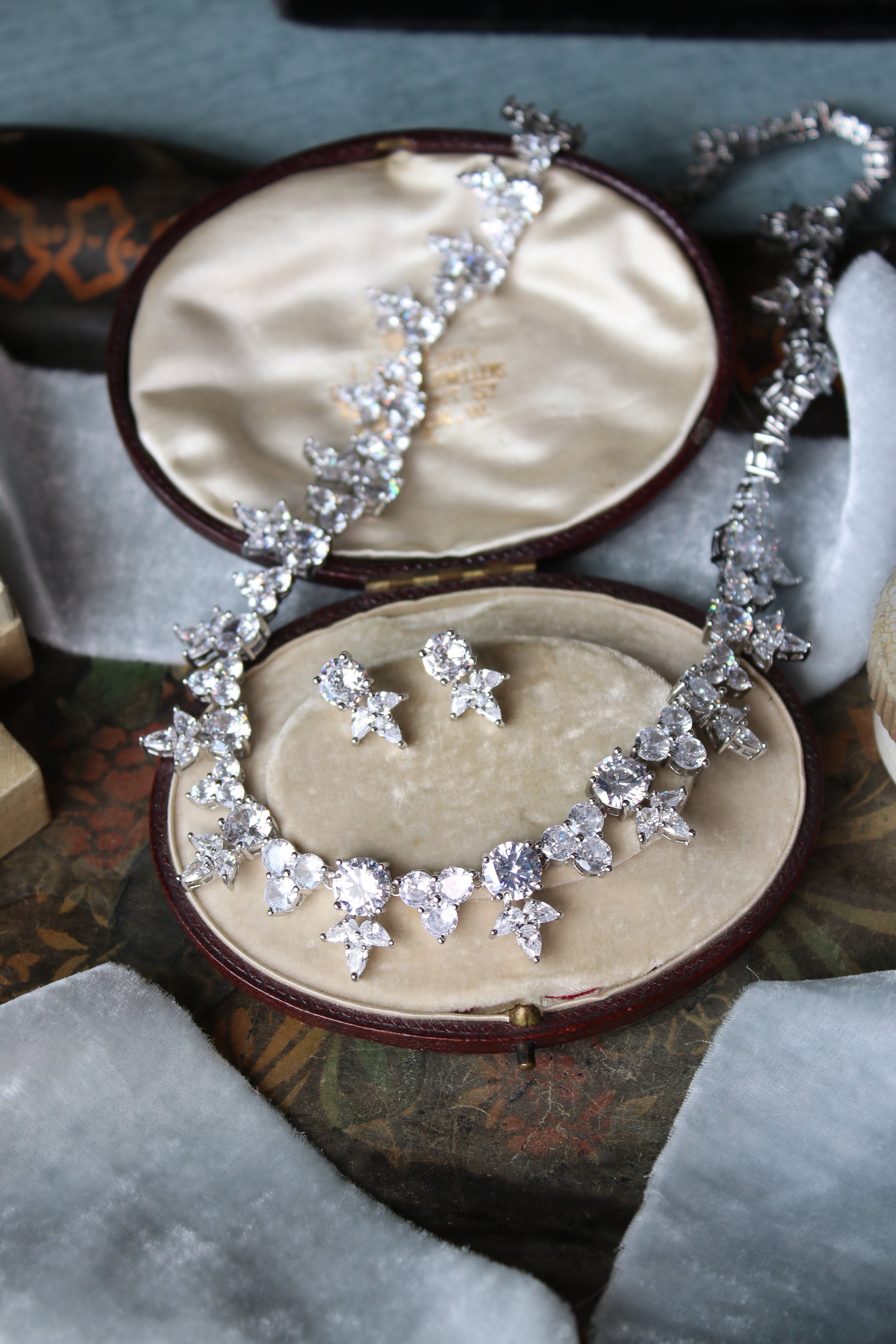 ELLE Simulated Diamond Bridal Jewelry Set | EDEN LUXE Bridal