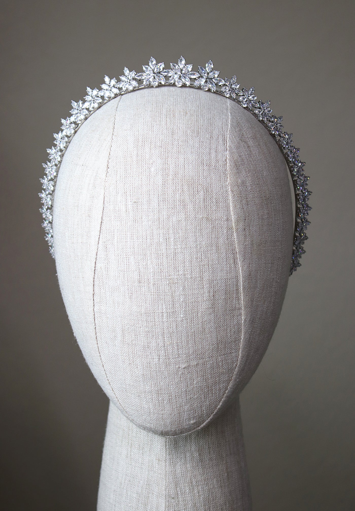 Headband Tiara Simulated Diamond Tiara DANSBURY | EDEN LUXE Bridal