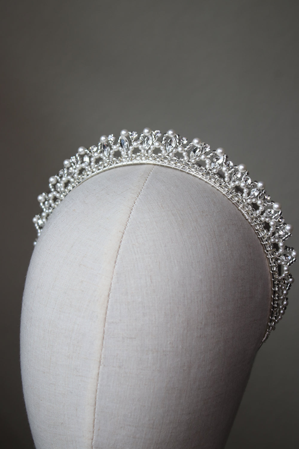 Perle d’Antoinette Pearl Bridal Tiara - French Rococo Wedding Headpiece ...