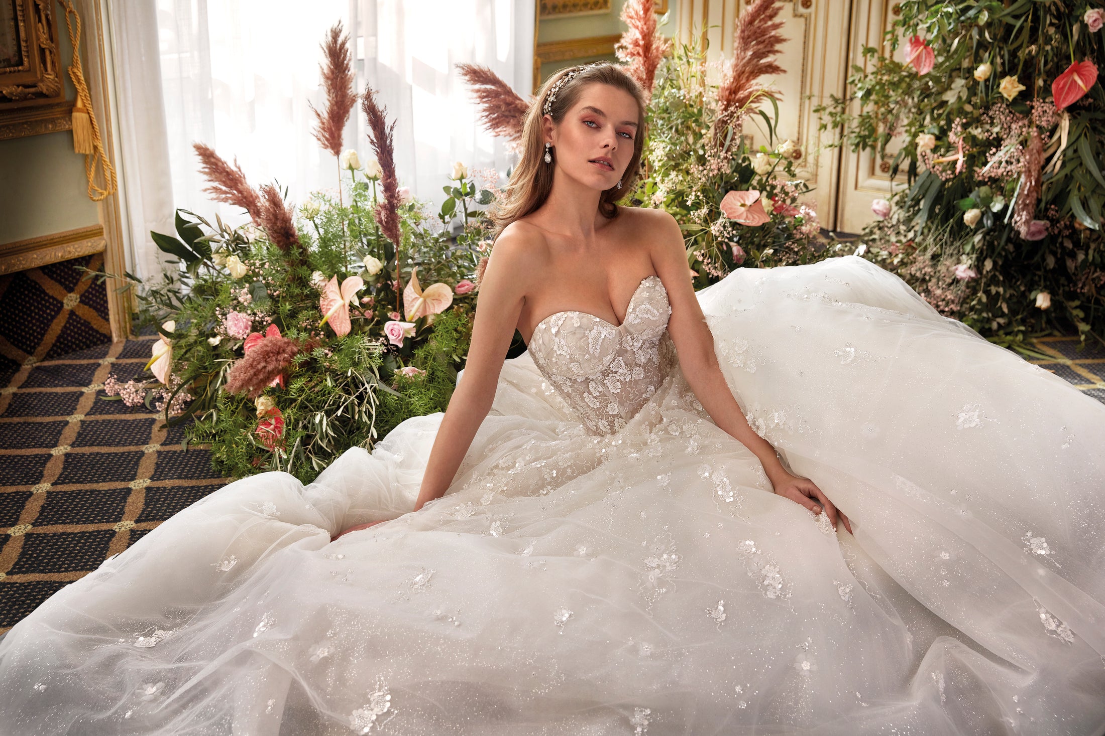 Bridal Headpiece OPULENCE Crystal Headpiece | EDEN LUXE Bridal