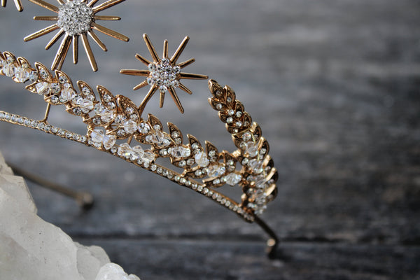 Celestial Bridal Tiara Wedding Tiara STARBURST Tiara | EDEN LUXE Bridal